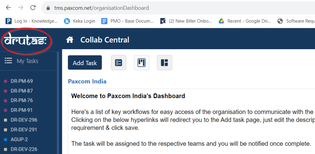 Collab Central - Drutas