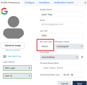 What is a Task Code - Drutas