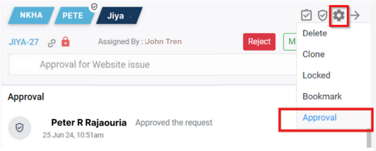 How to create a Task for Approvals - Drutas