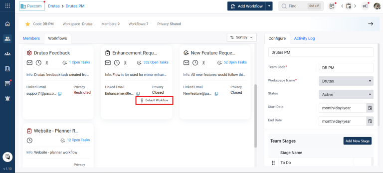 Default Workflow - Drutas